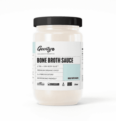 Gevity Rx Bone Broth Sauce Great Guts Mayo G/F 375ml